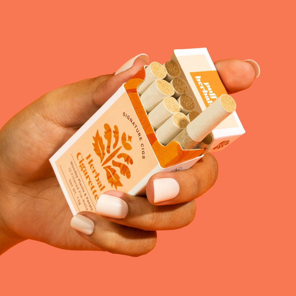 Puff Herbals: Tobacco-Free Herbal Cigarettes & Smoking Blends